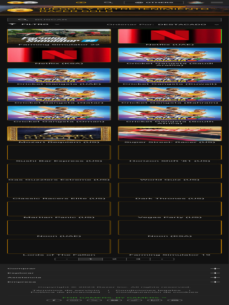 Razer Gold - Thousands of Games & Entertainment Content | PDF