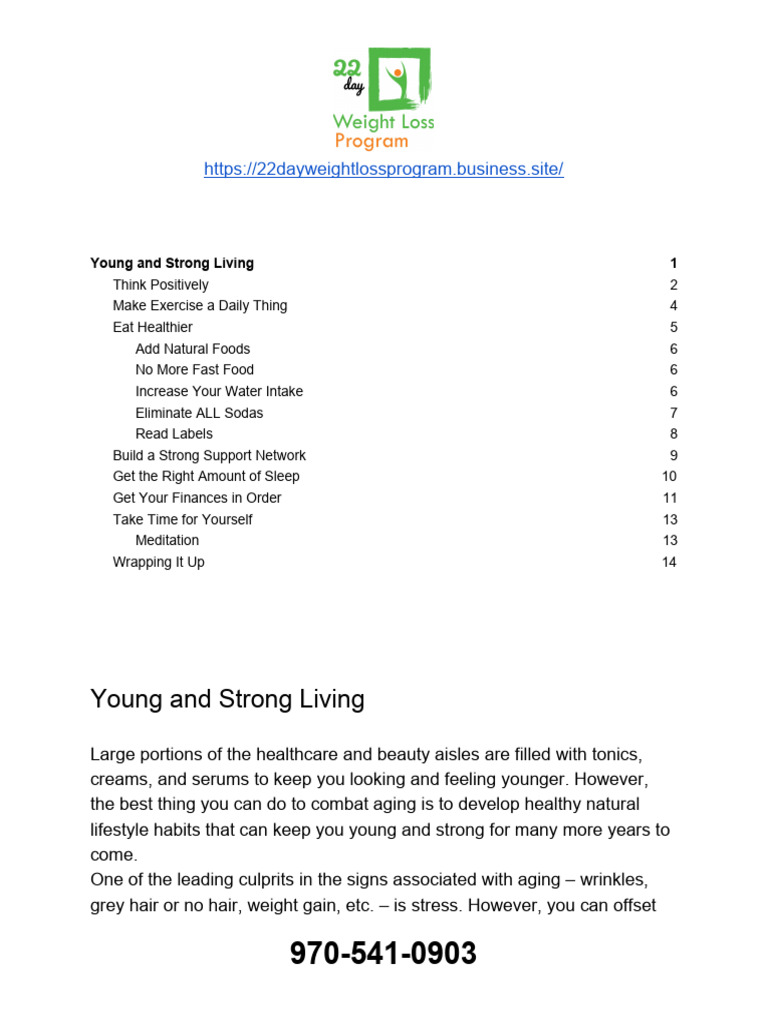 Building Healthy Lifestyle Habits Pdf