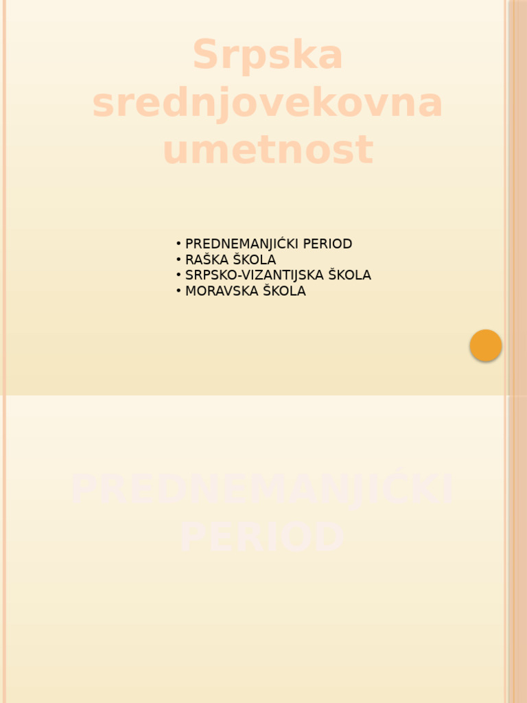 Srpska Srednjovekovna | PDF