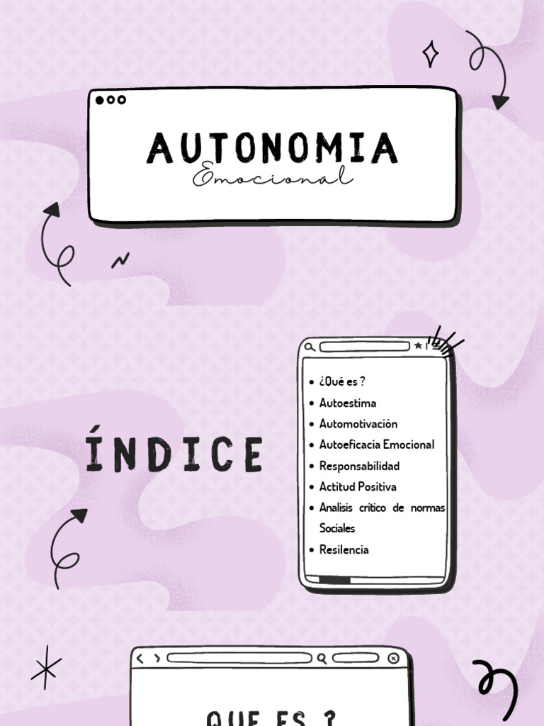 autonomia emocional presentacion | PDF