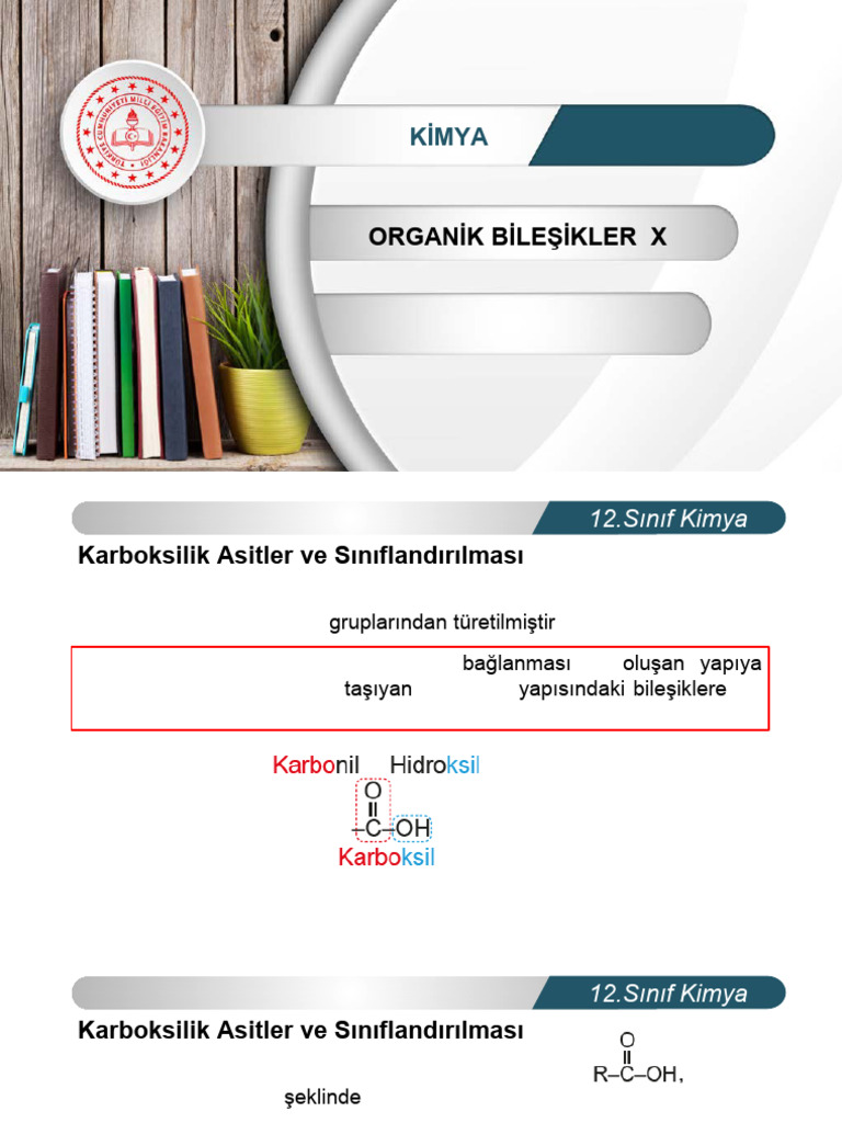 Ogm ders notu kimya 6 | PDF