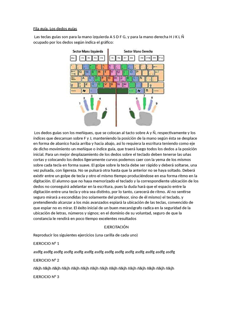 Dactilografia | PDF