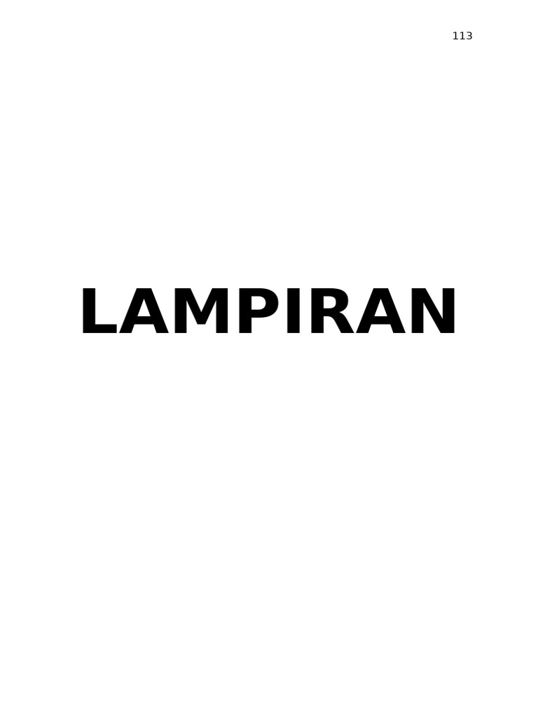 Perbaikan Lampiran Skripsi Fix | PDF
