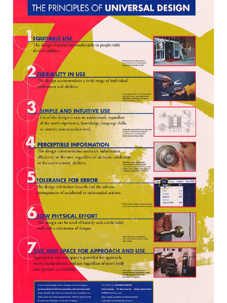 The Principles of Universal Design | PDF