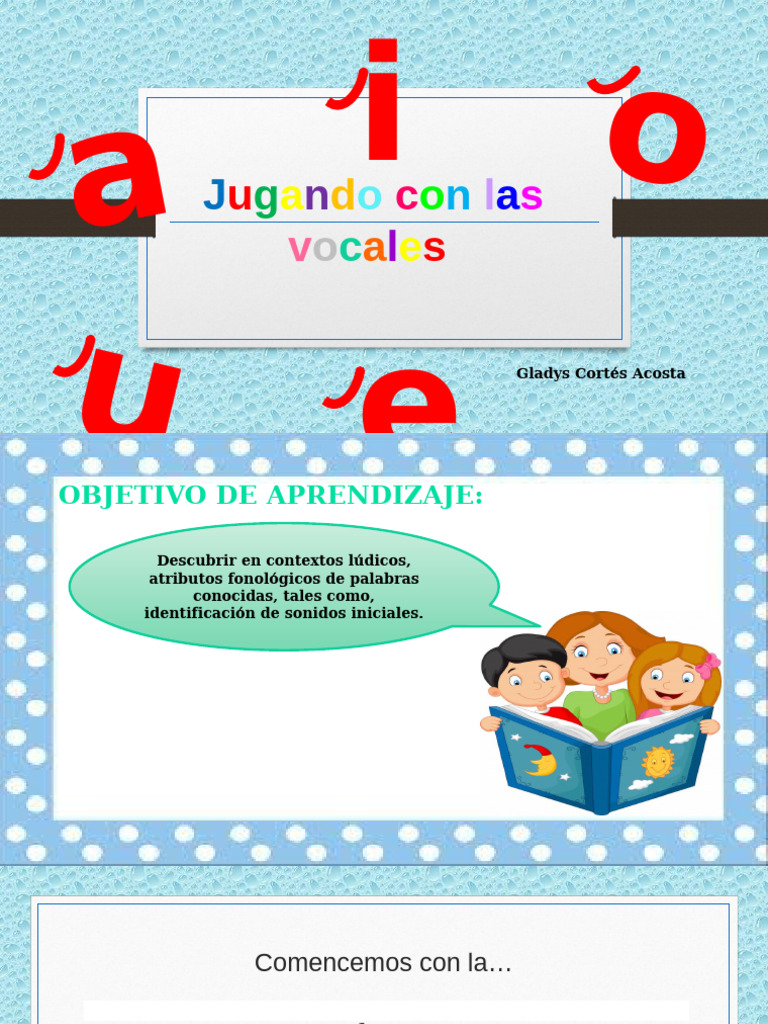 Jugando Con Las Vocales | PDF