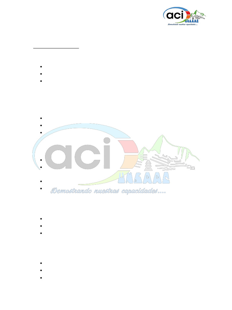 Temas y Grupos Aci | PDF