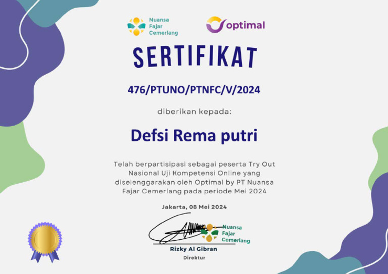 Defsi Rema PutriDefsi Rema Putri 8 | PDF