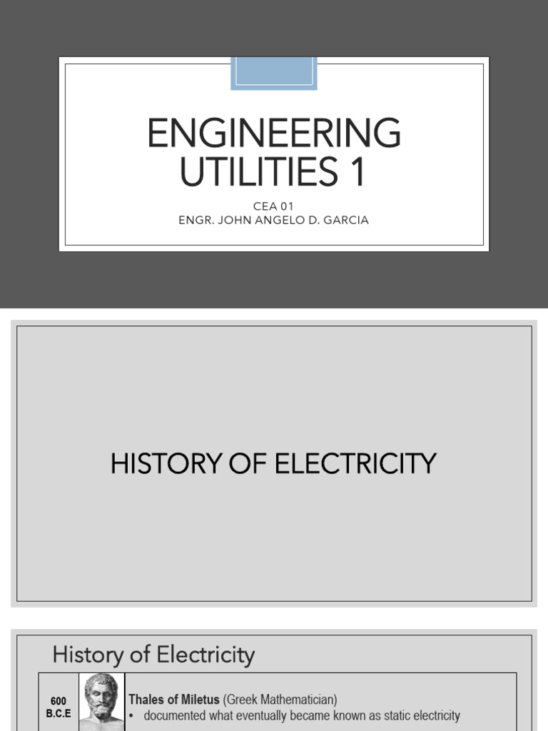 Engineering Utilities 1 | PDF