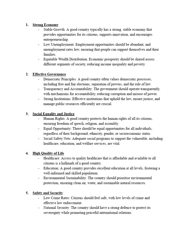 Project 2030 - Detailed Plan For A Country | PDF