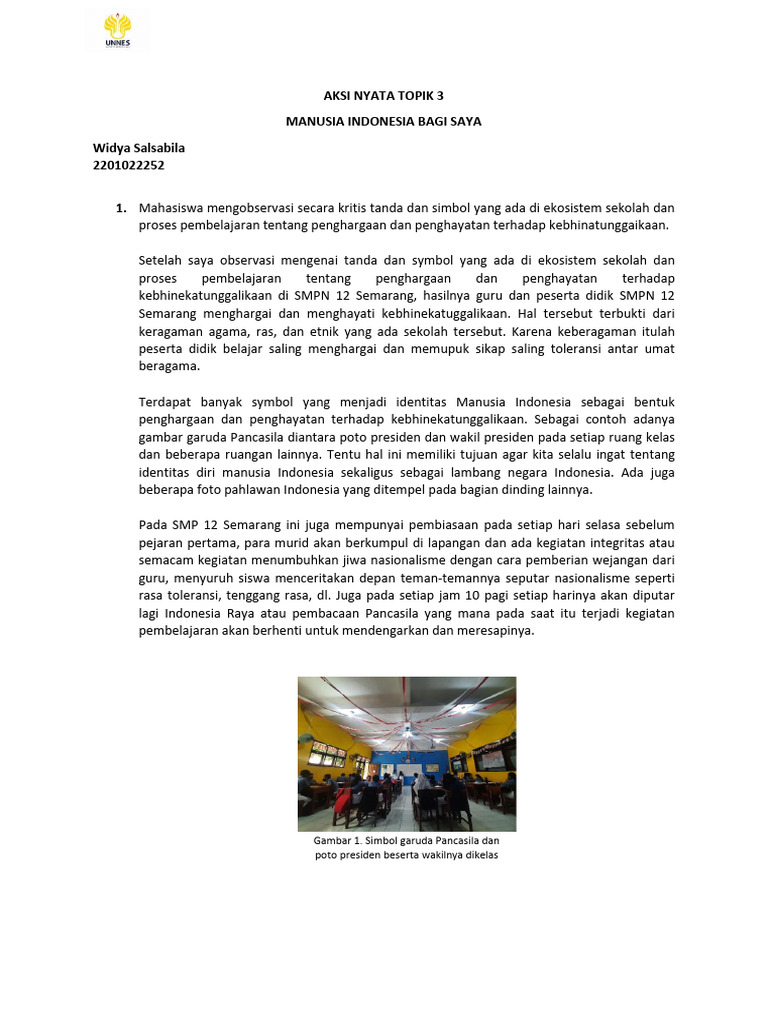 Widya Salsabila - FPI - Topik 3 - Aksi Nyata | PDF