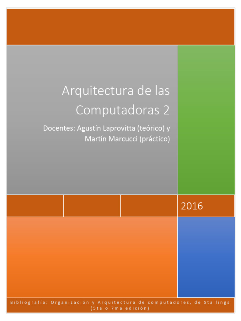 Arquitectura-de-Computadoras-2 | PDF