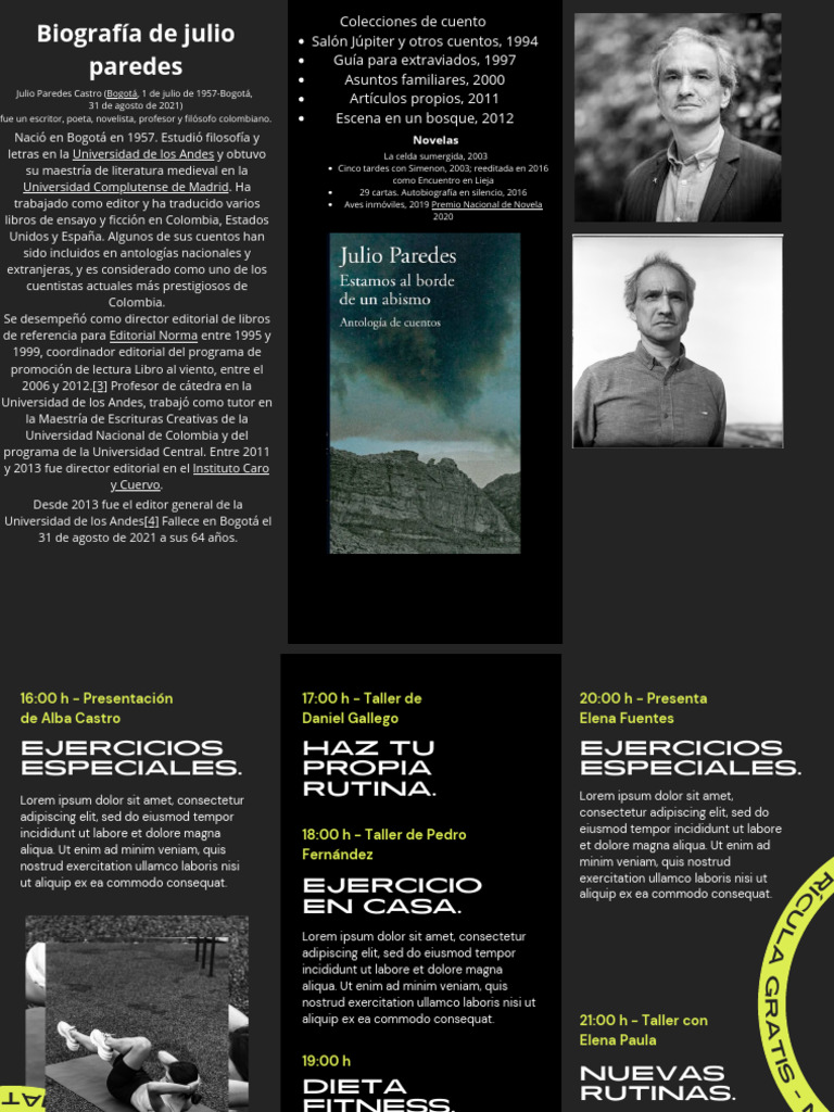 Folleto de Julio Paredes de Samuel Rodríguez | PDF