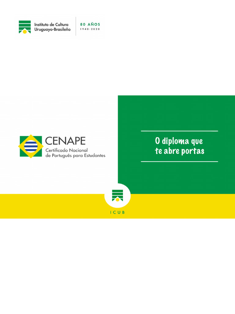 CENAPE A1 - Edição 2020 | PDF