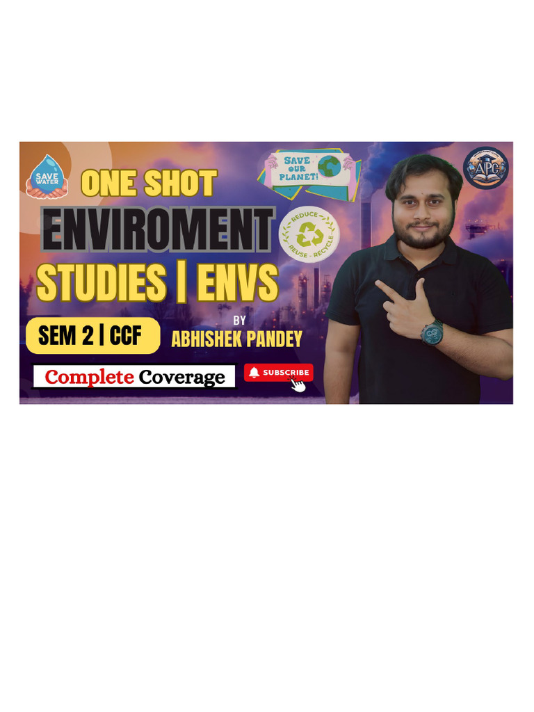 Envs Sem 2 APC | PDF