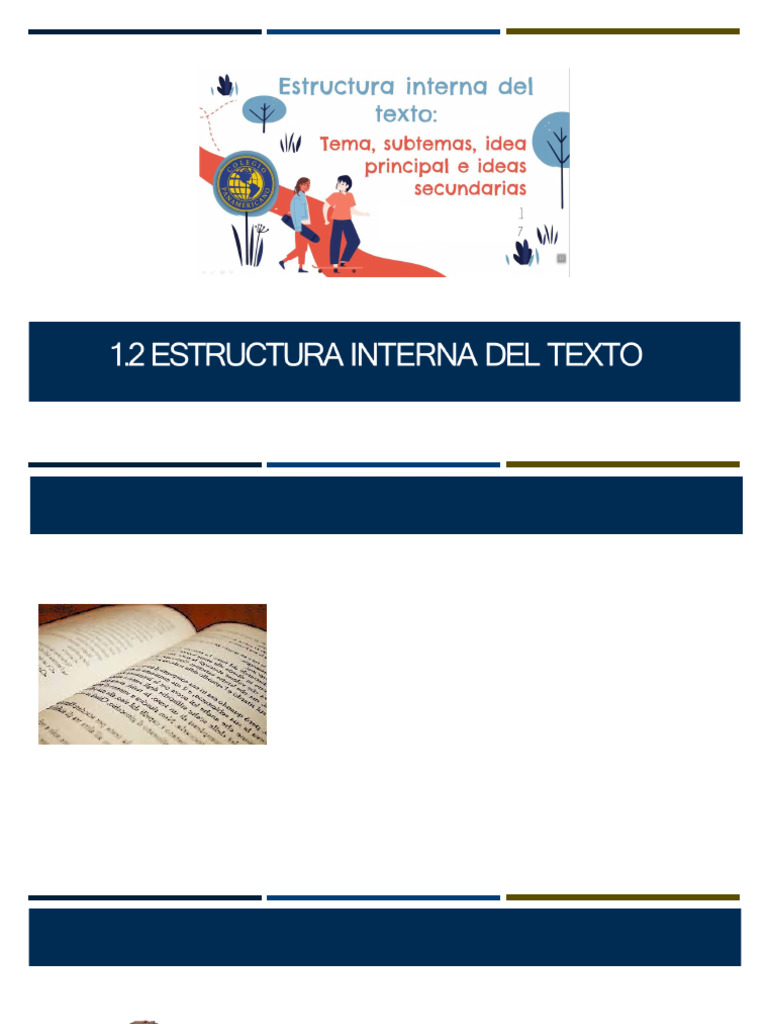 1.2 Estructura Interna de Un Texto | PDF | Oración (Lingüística ...