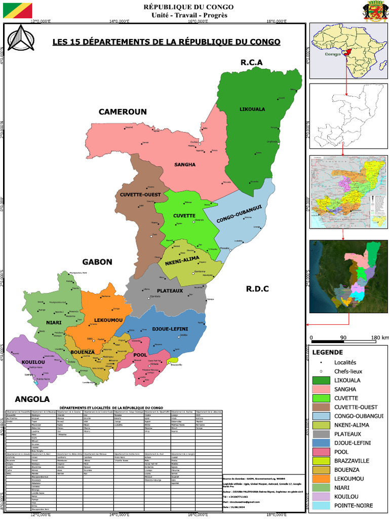 Nouvelle Carte de La Republique Du Congo | PDF