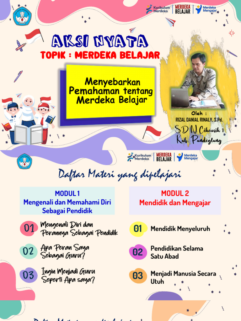 Aksi Nyata - Topik Merdeka Belajar | PDF