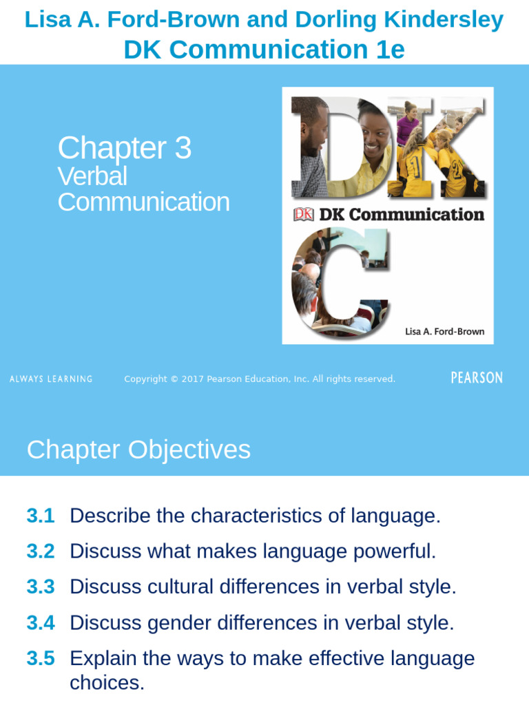 Chapter 3 Verbal | PDF