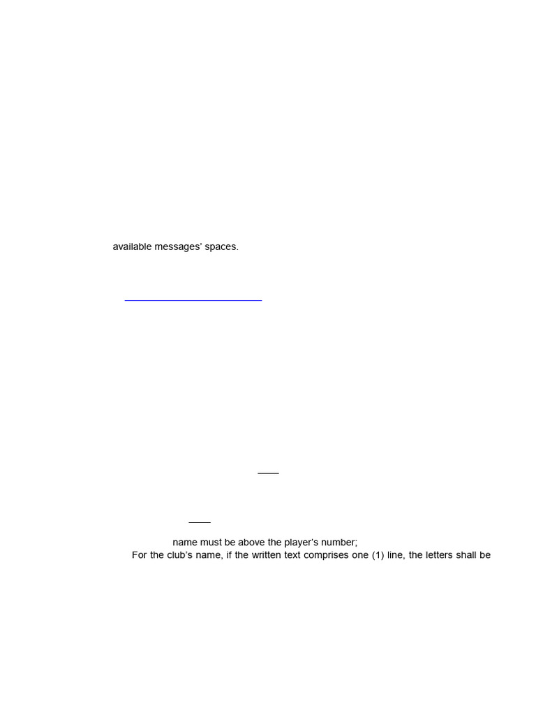 Article 88. CC_Regulations_2016_2017_Team Uniform Layouts | PDF