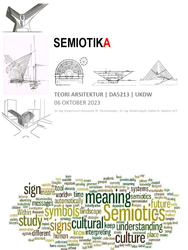 Semiotika Dalam Arsitektur I (2023) Compressed | PDF