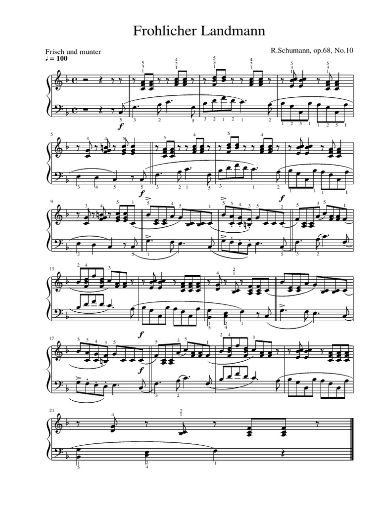 Frohlicher Landmann - Piano (SFILE.MOBI) | PDF