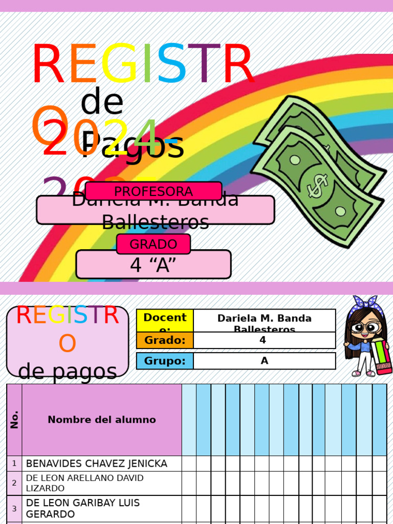 Registro de Pagos | PDF