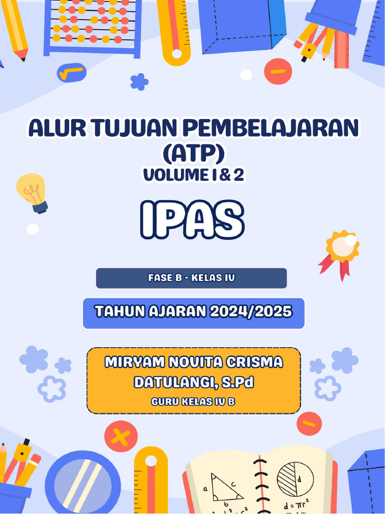 ALUR TUJUAN PEMBELAJARAN (ATP)_IPAS_KELAS IV_TA 2024 2025 | PDF