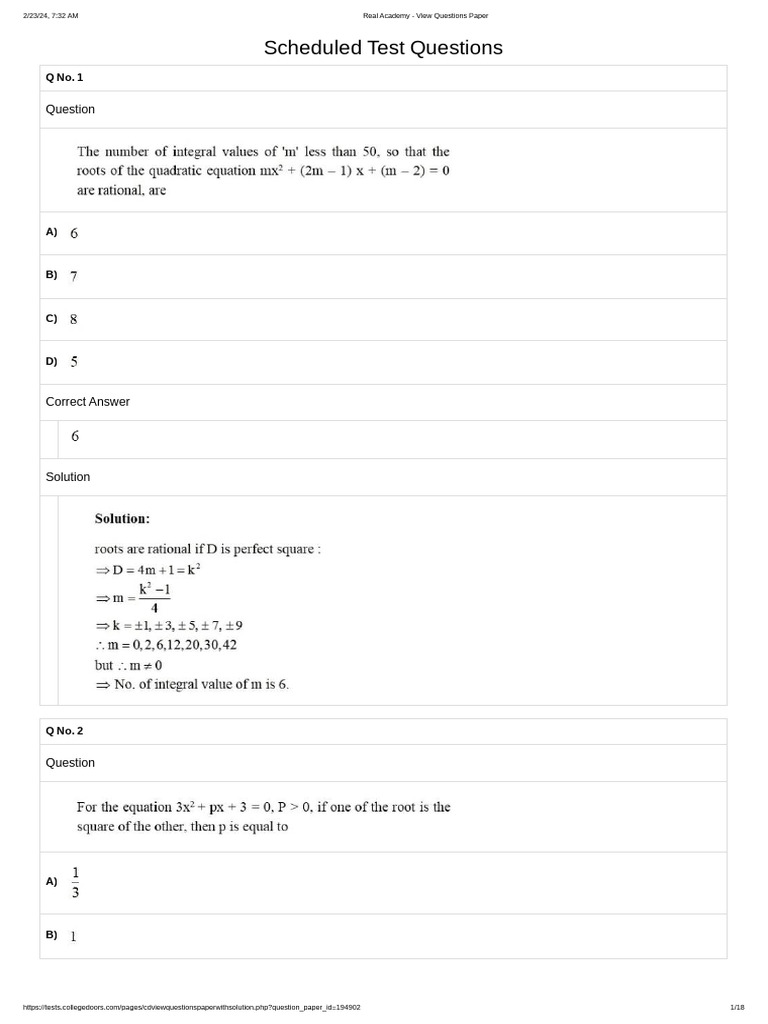 11icb Maths Ans Key | PDF