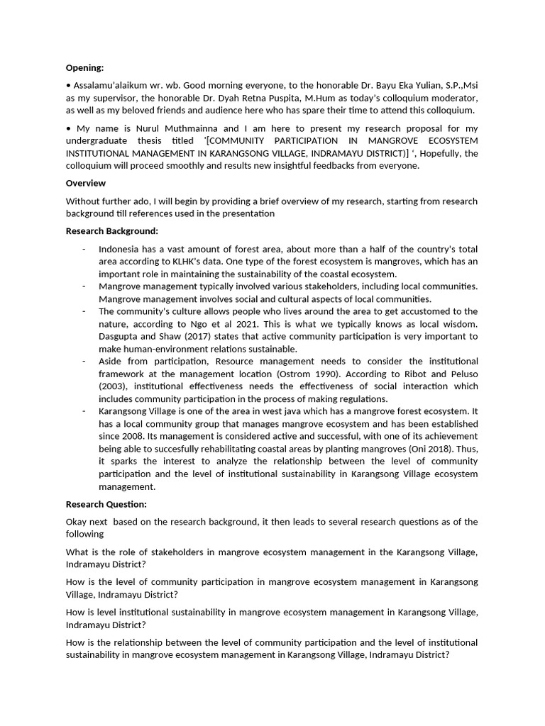 Skrip Presentasi Apa Ya | PDF