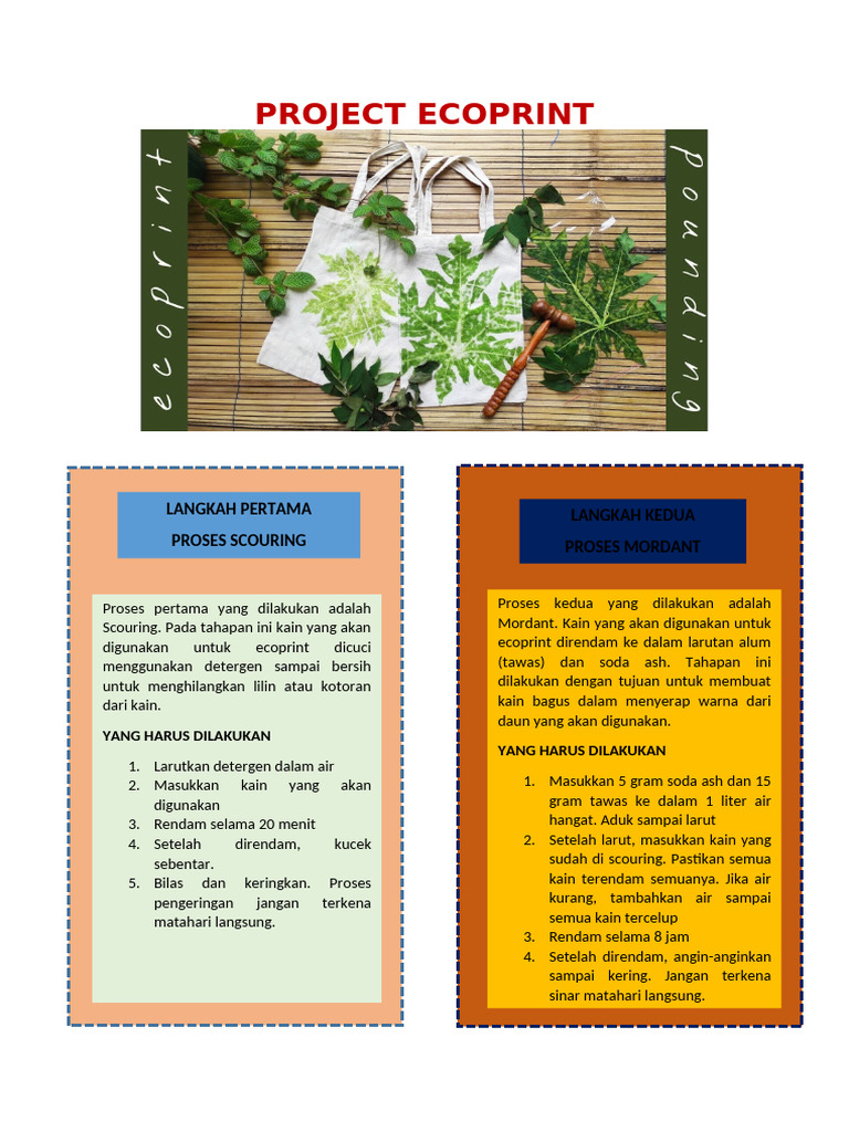 Project Ecoprint Baru | PDF