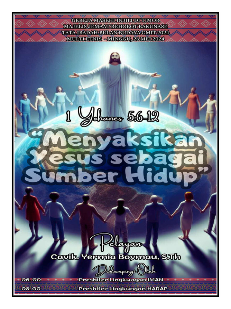 21 Minggu - Minggu 26 Mei 2024 - Liturgi Minggu Bulan Budaya | PDF