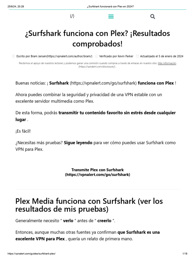 ¿Surfshark funcionará con Plex en 2024_ | PDF