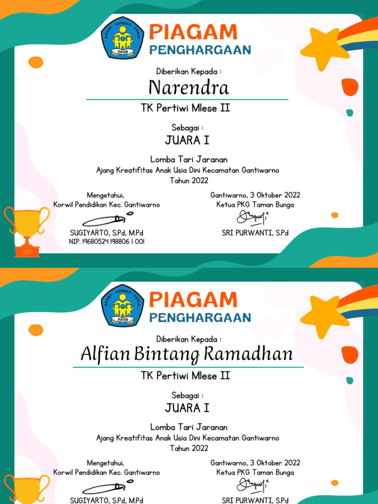 Piagam Akaud 2022 | PDF