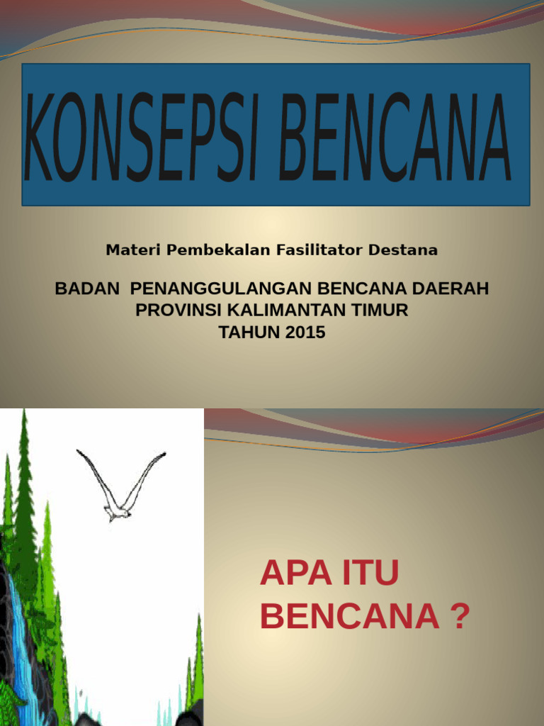 Konsepsi Bencana | PDF