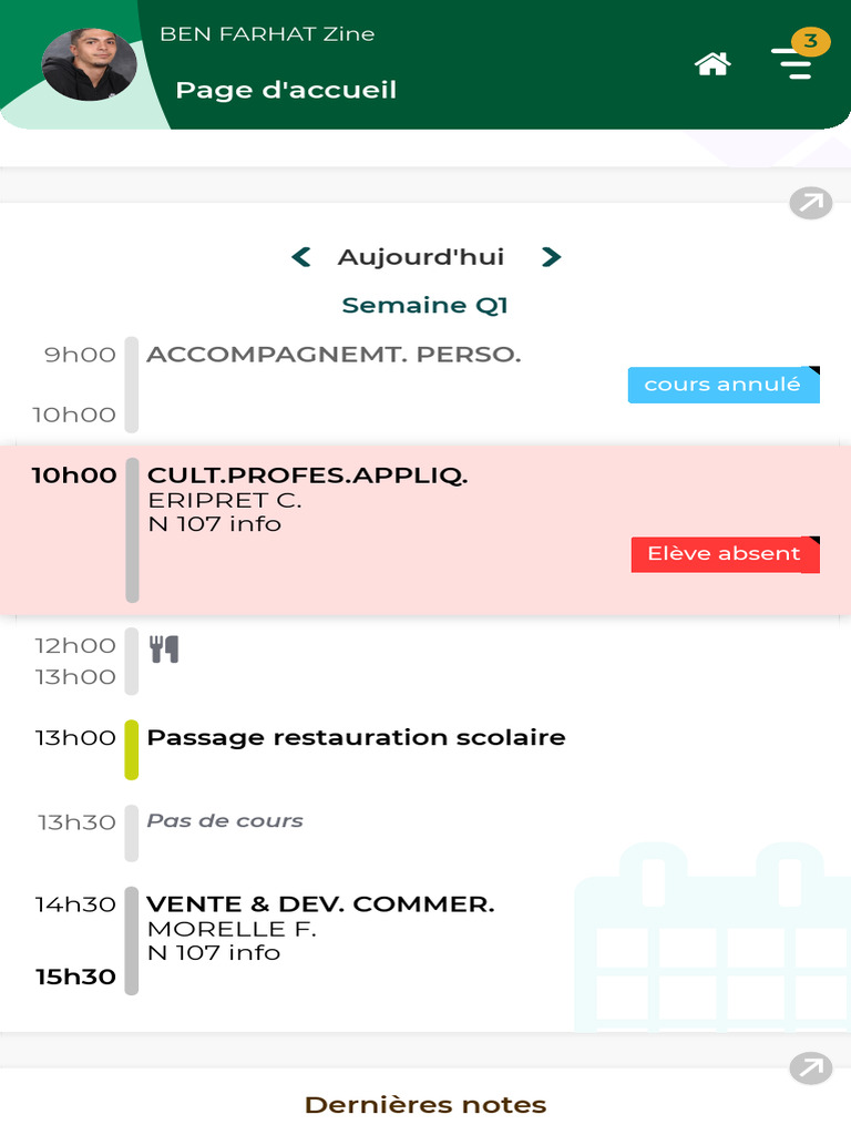 Espace Élèves - PRONOTE 2023.0.2.5 - LYCEE DES METIERS EDOUARD GAND | PDF