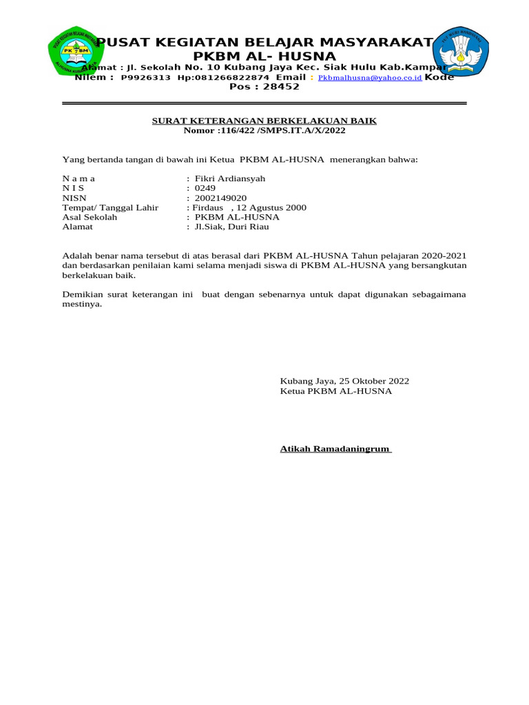 Kelulusan PKBM | PDF