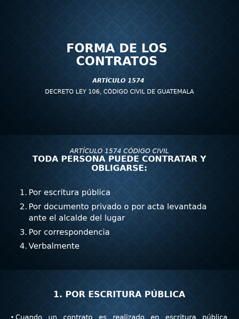 Forma de Los Contratos | PDF
