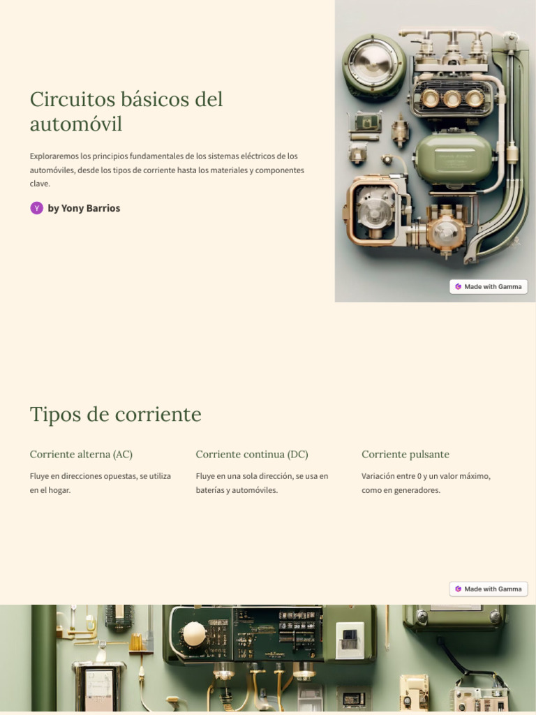 Circuitos Basicos Del Automovil | PDF