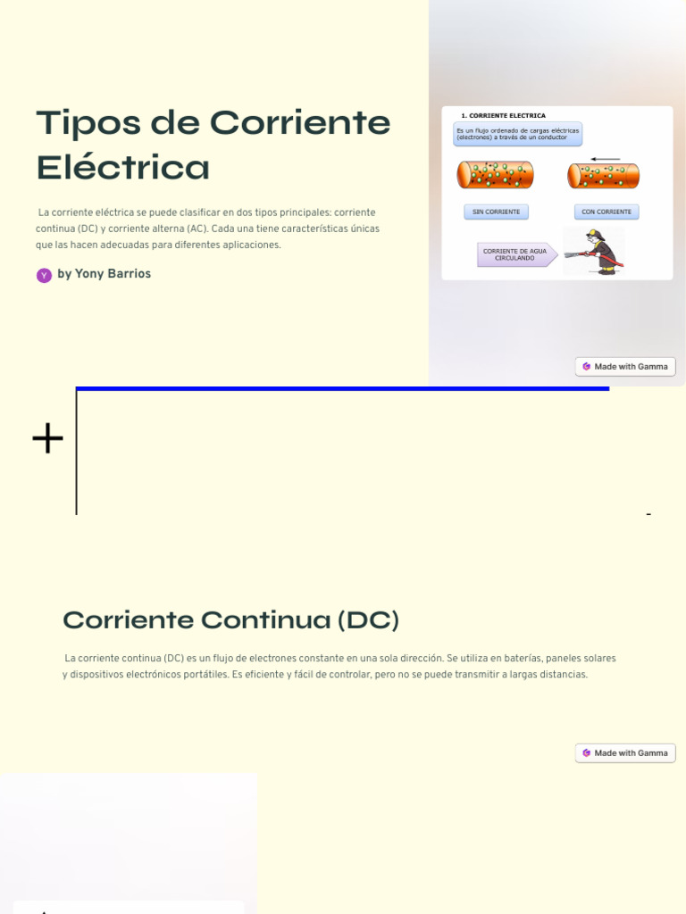 Tipos de Corriente Electrica | PDF