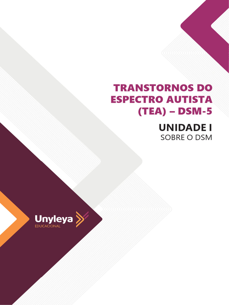Transtornos Do Espectro Autista Tea DSM 5 Unidade I | PDF
