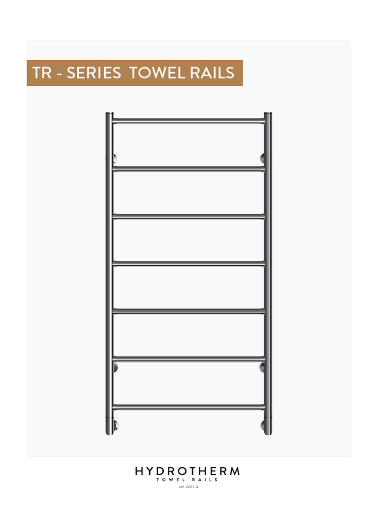 Hydrotherm TR Series Towel Rails Overview | PDF | Abrasive | Materials