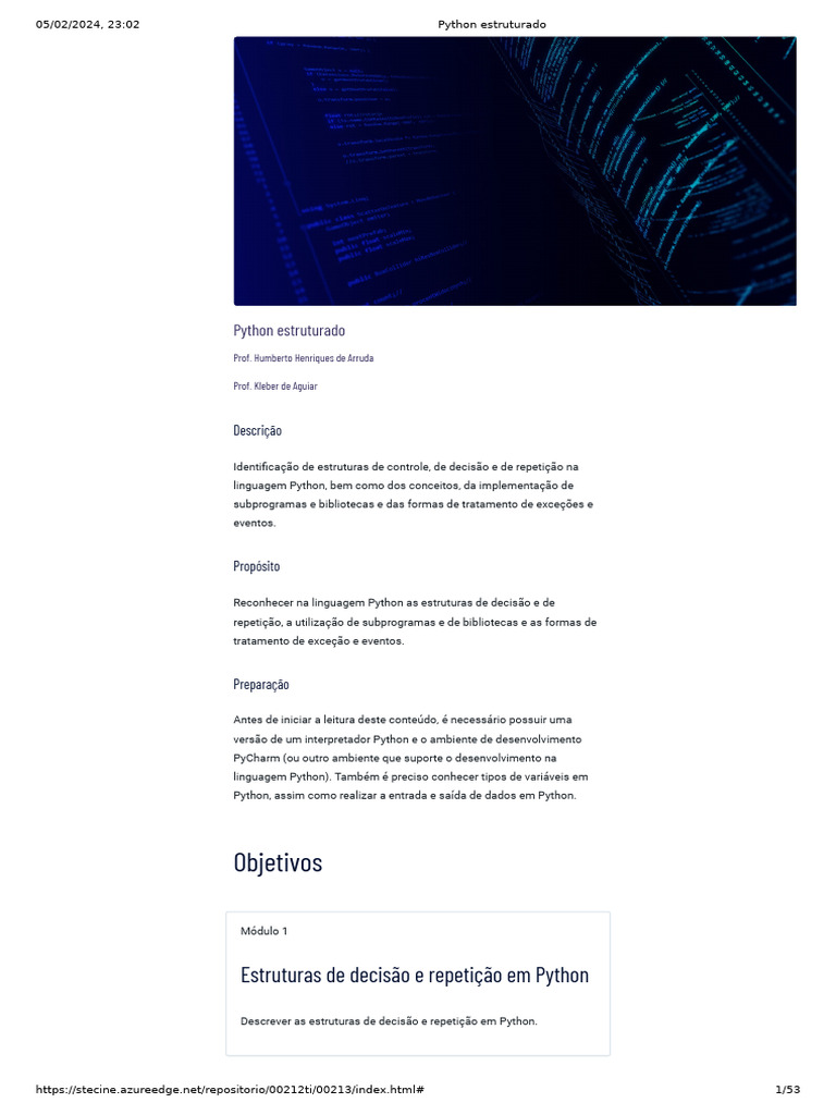 3 Python Estruturado Pdf