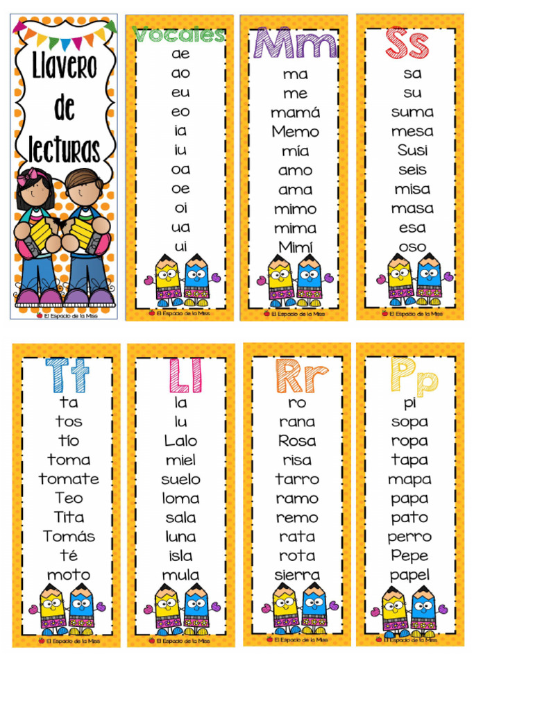 Llavero de Palabras en Miniatura | PDF