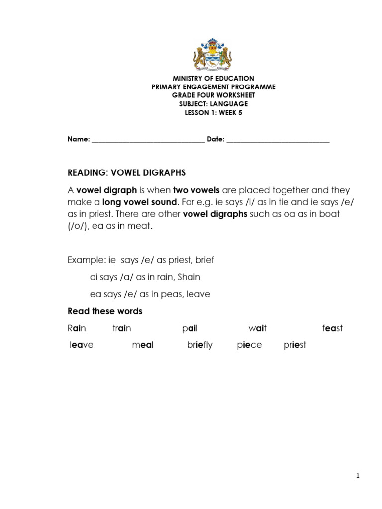 Grade 4 Language Arts Weeks 5-8 Worksheets - Term 1 | PDF