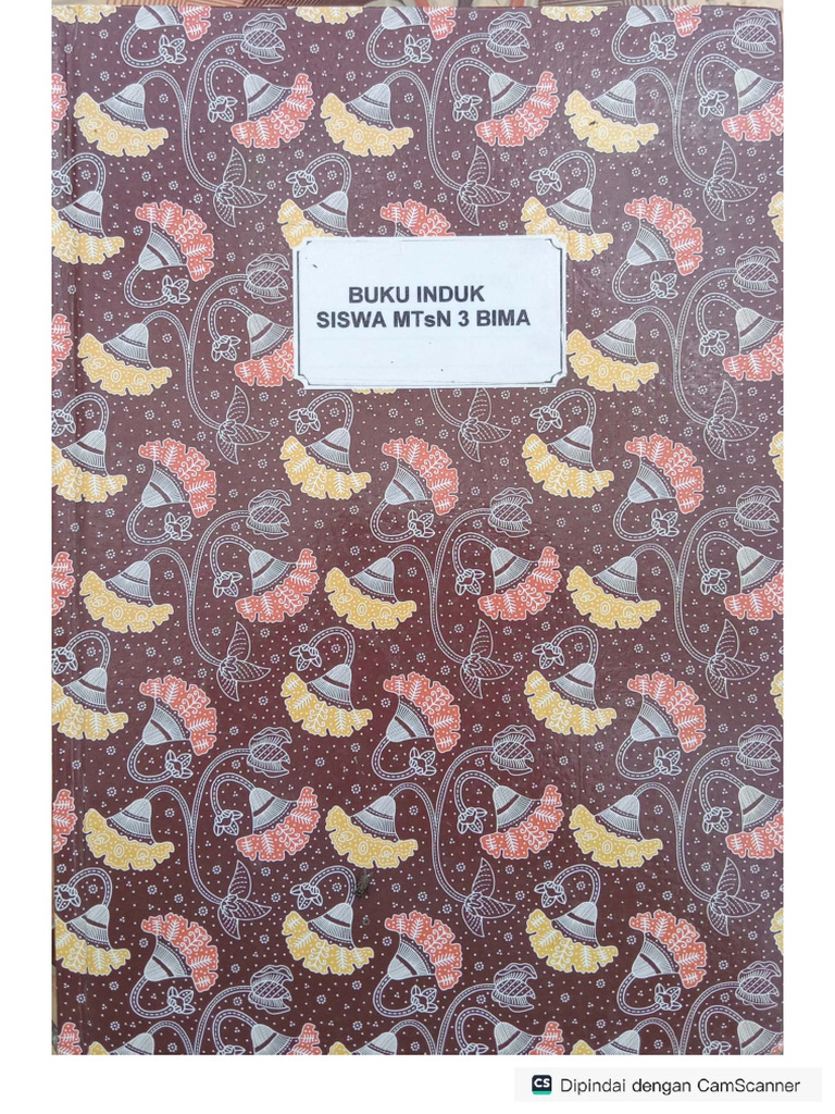 Buku Induk Siswa MTSN 3 Bima | PDF