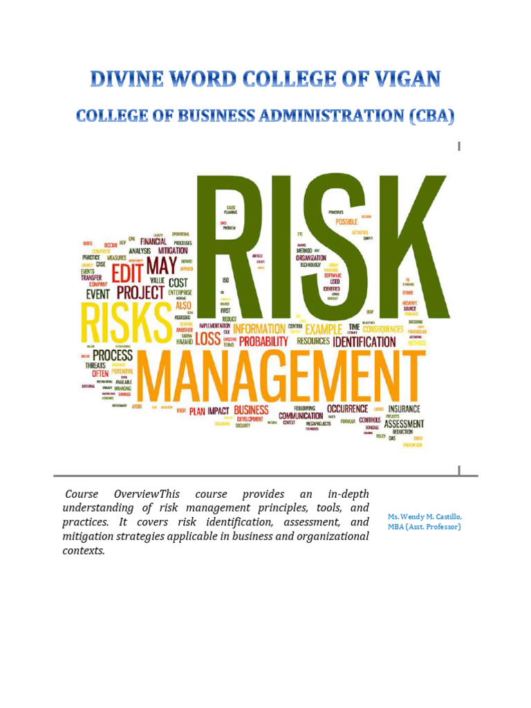 CBA - Risk Management | PDF