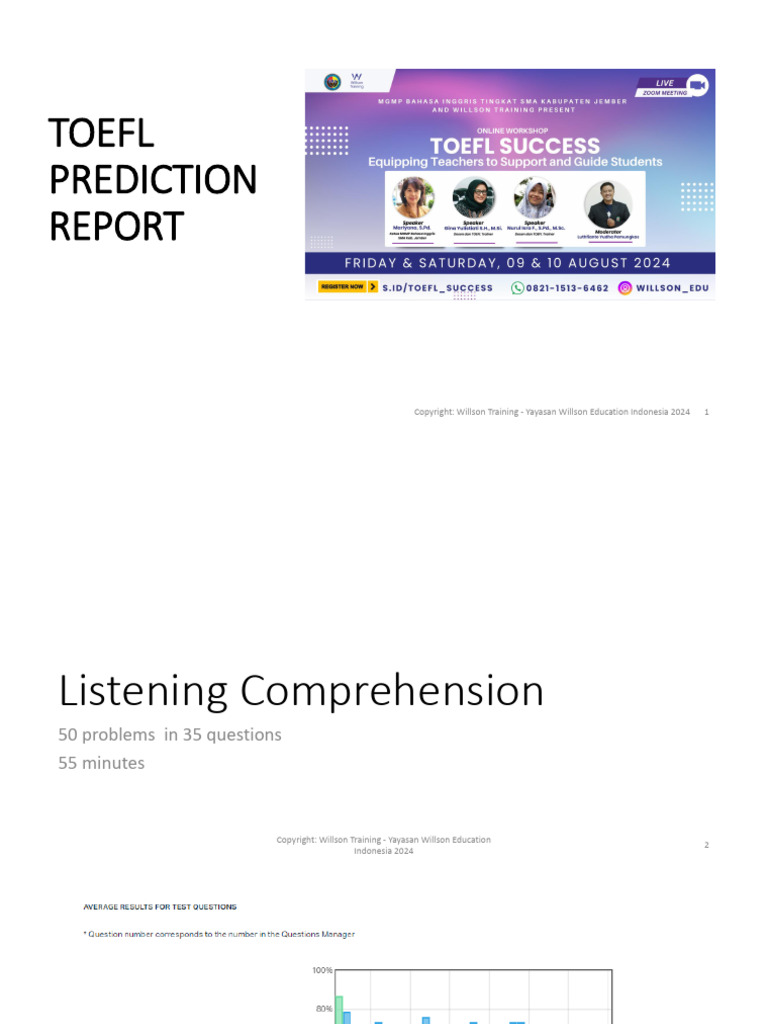 TOEFL SUCCESS - Report | PDF