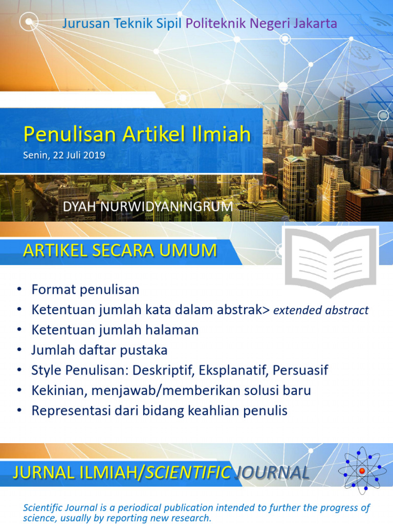 Penulisan Artikel Ilmiah - Dyah N. | PDF