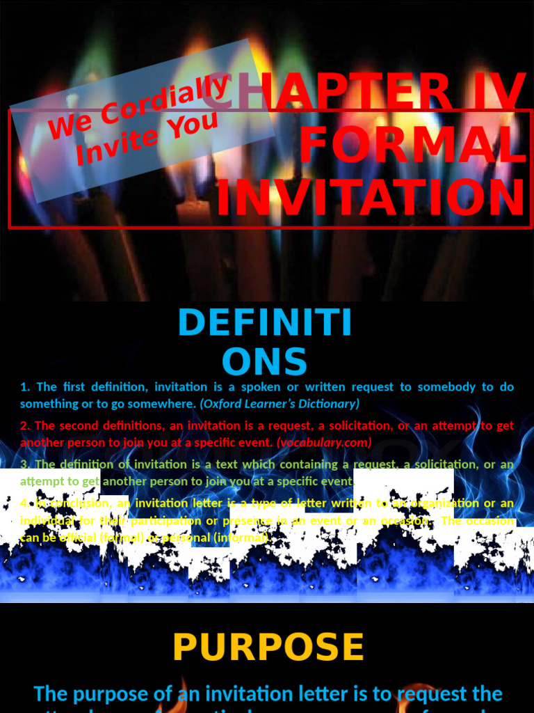 Book 2 Chapter 4 Formal Invitation | PDF