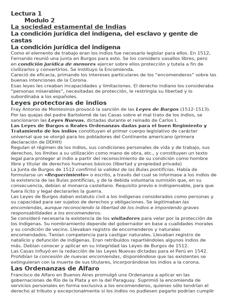 HISTORIA DEL DERECHO MODULO 2 - RESUMEN Siglo 21 | PDF